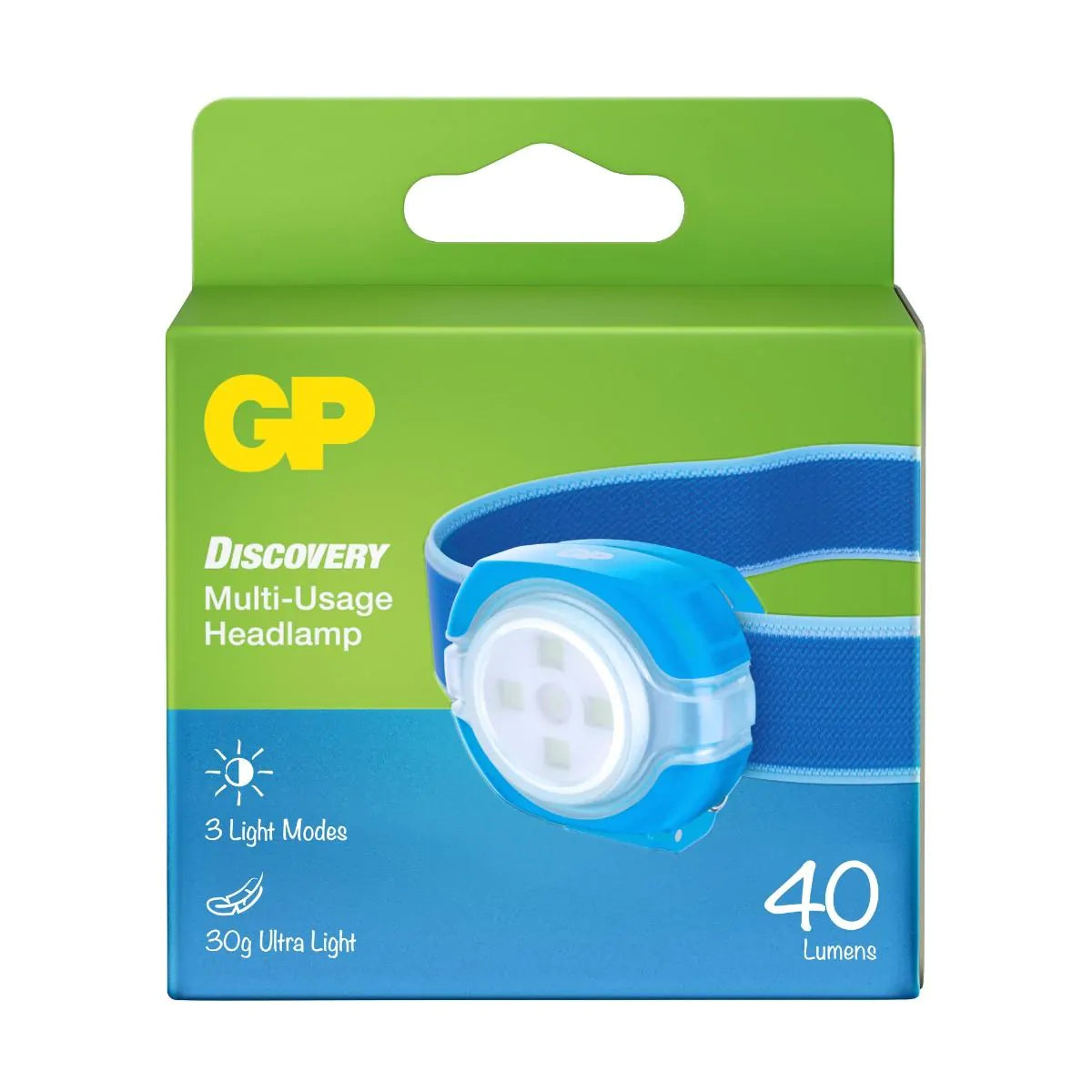 GP Discovery Childrens Head Torch | Blue and Pink